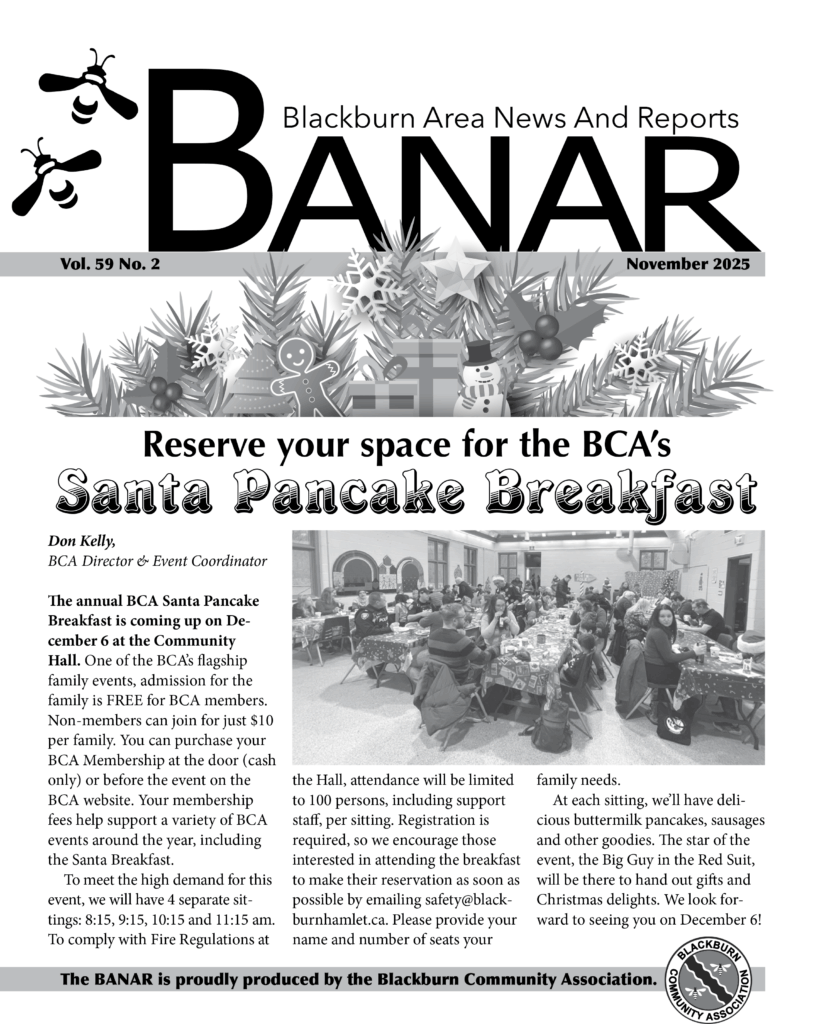 The November 2025 BANAR is now available! – Blackburn Community Association